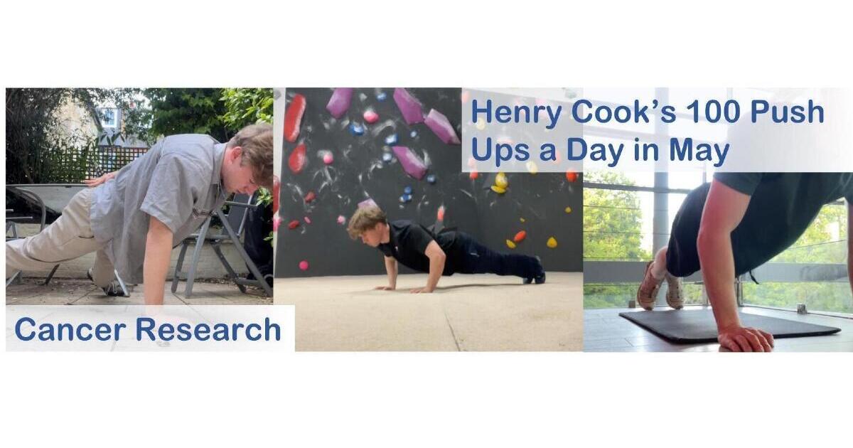 Henry's 3100 Push Ups in May