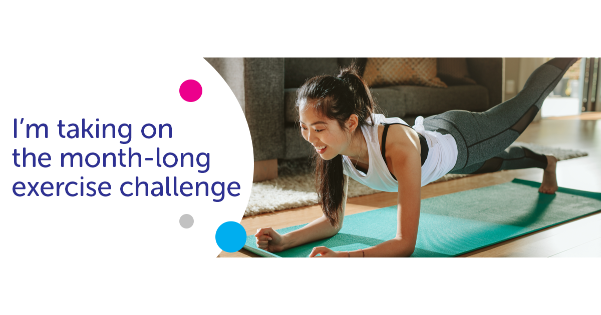 Freddie takes on the month-long exercise challenge