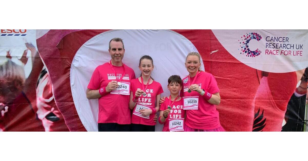 Gill and Steven Race for Life 2023