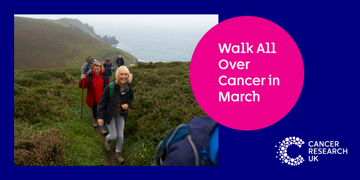 Walk All Over Cancer in March