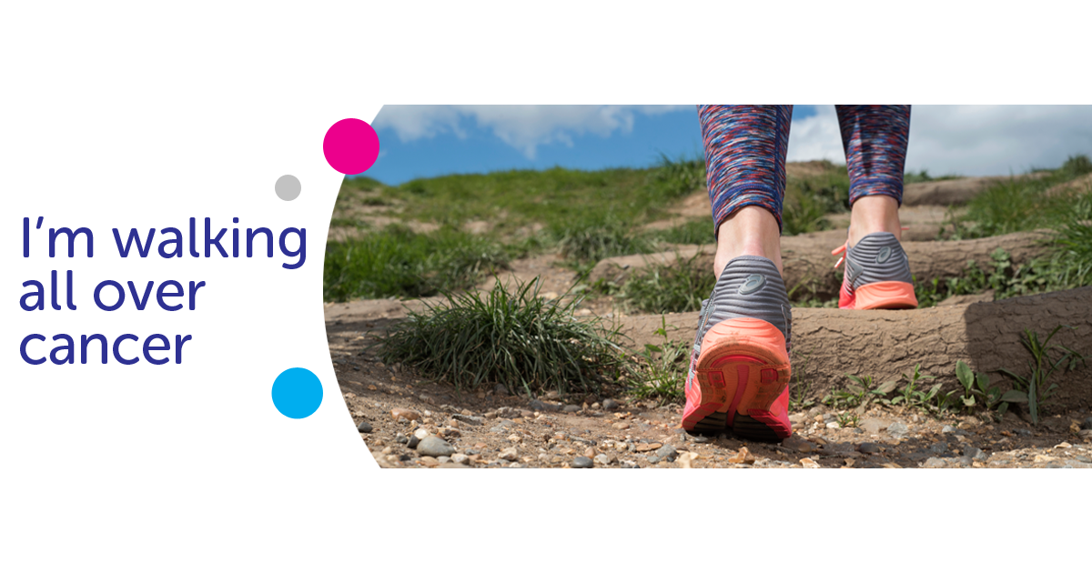 Sue's Walk All Over Cancer Fundraising Page